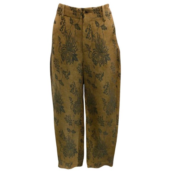 Uma Wang | Pants & Jumpsuits | Uma Wang Mustard Blue Puni Leocrate ...